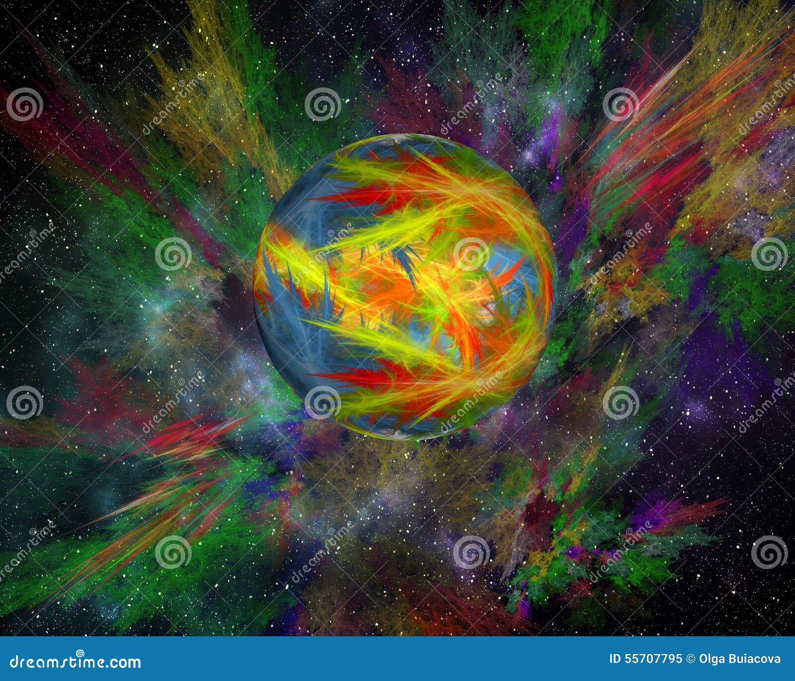 Abstract Space Background. Artwork for Creative Design, Art and Stock ...