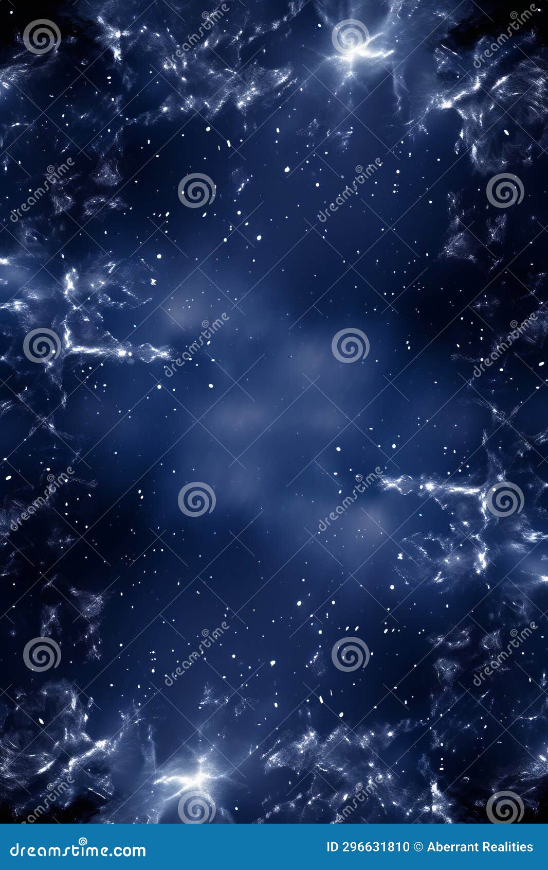 An Abstract Space Background with Stars in the Sky Stock Illustration ...