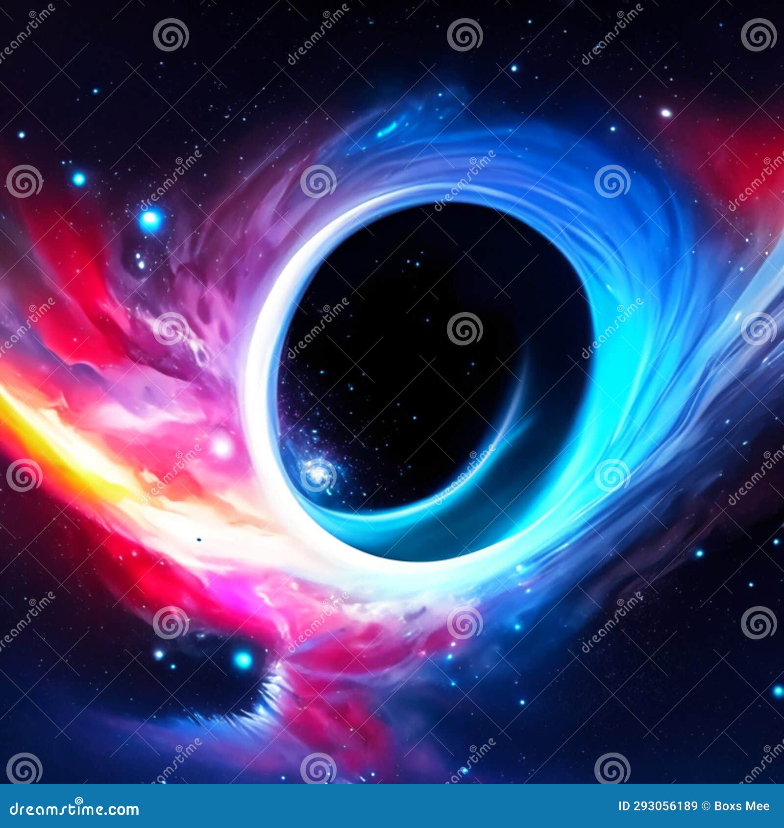 Abstract Space Background. Universe. 3d Rendering, 3d Illustration ...