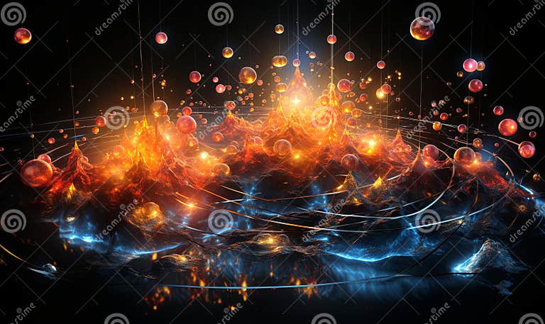 Abstract Space Exploration stock image. Image of exploration - 343601497