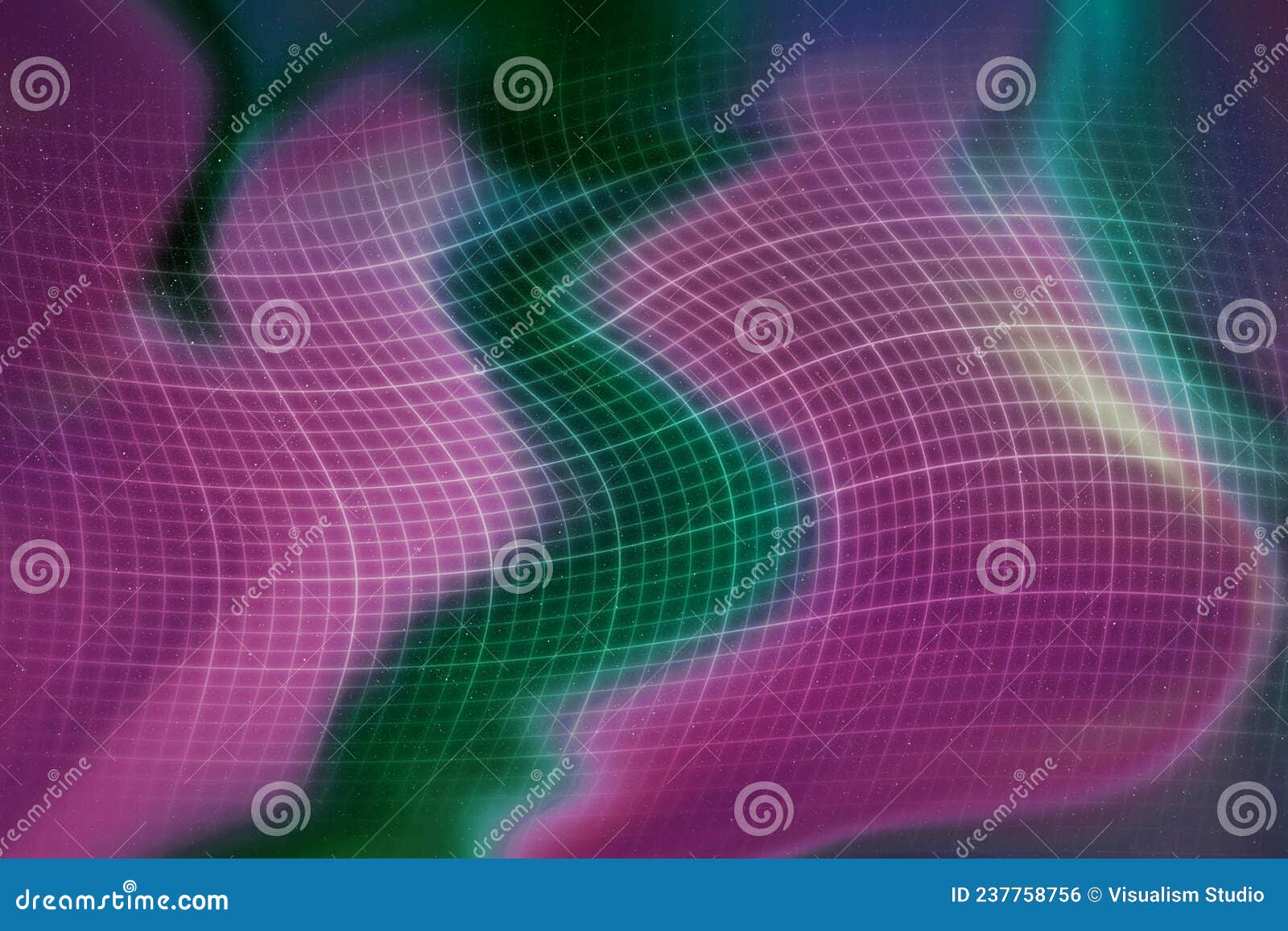 Abstract Space Grid Futuristic Dynamic Square Halftone Architectural ...