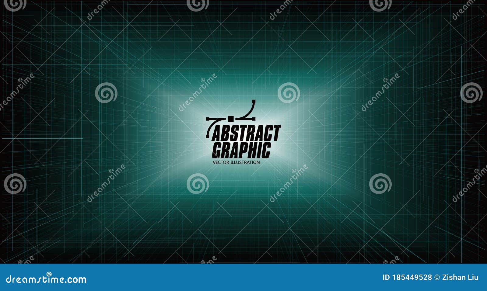Abstract Space with a Sense of Depth, Abstract Background Stock ...