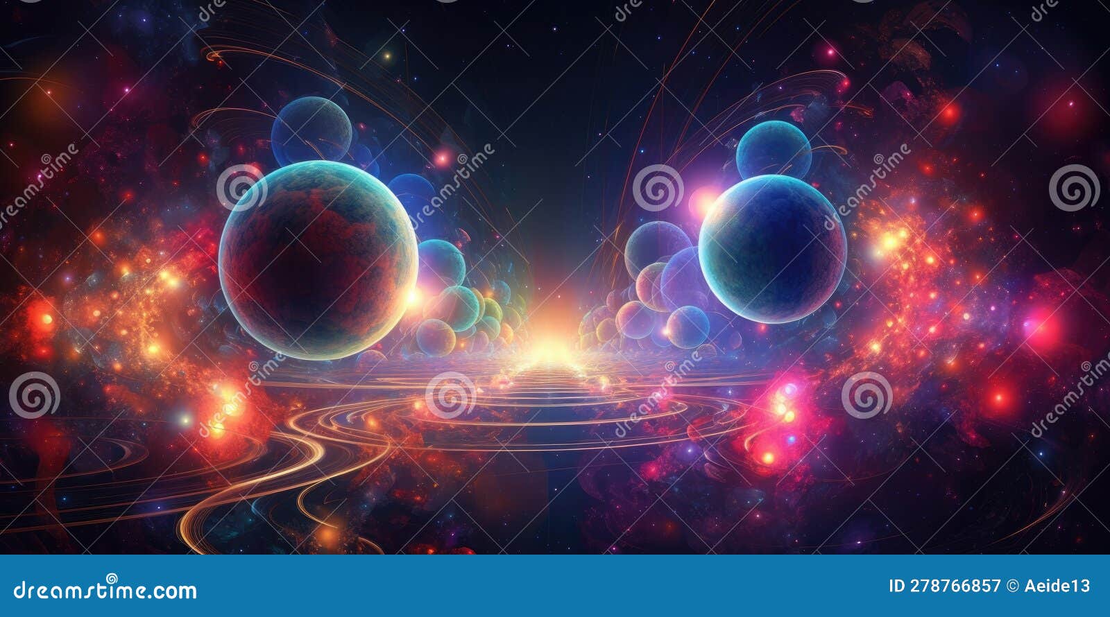 Abstract Space Vortex Black Hole. Alien Lights and Swirling Speed of ...