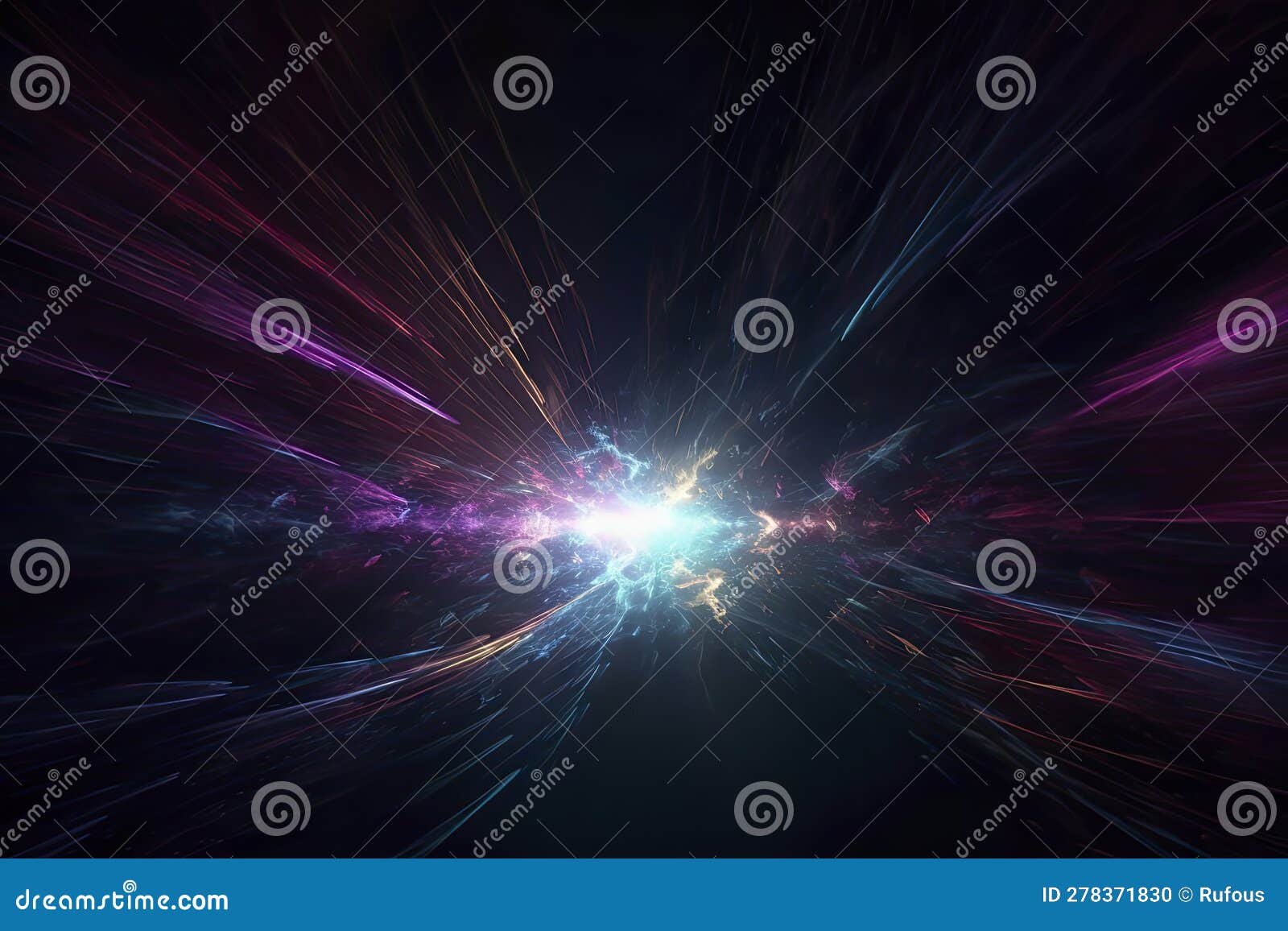 Abstract Spacescape, Black Hole. Star on Dark Background Stock ...