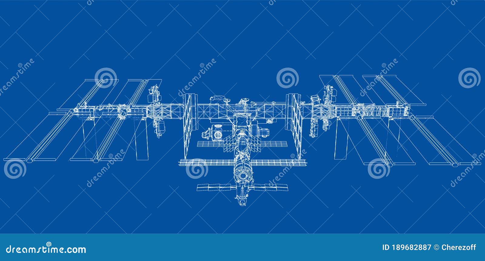 Abstract Spaceship Outline stock illustration. Illustration of space ...