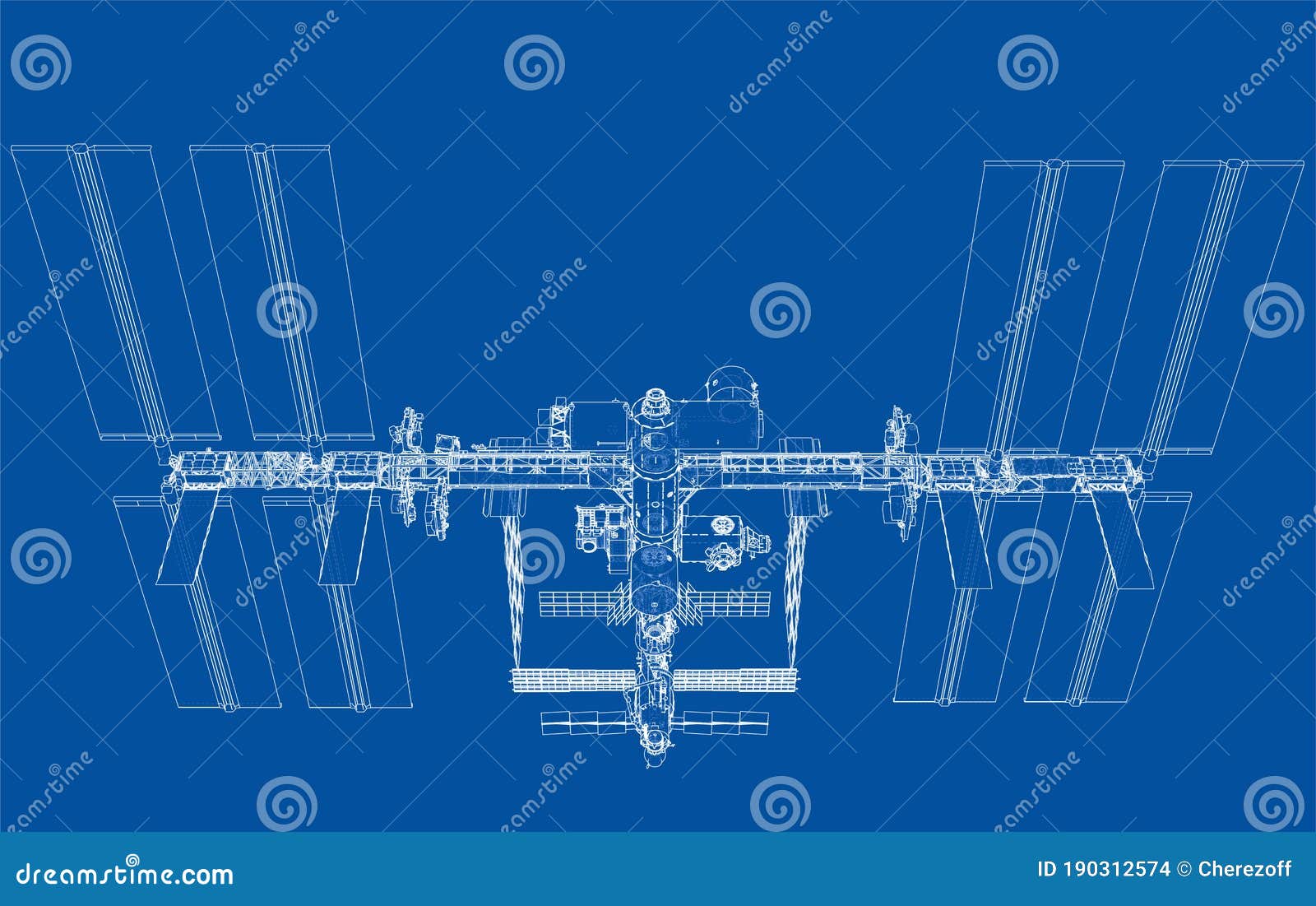 Abstract Spaceship Outline stock illustration. Illustration of ...