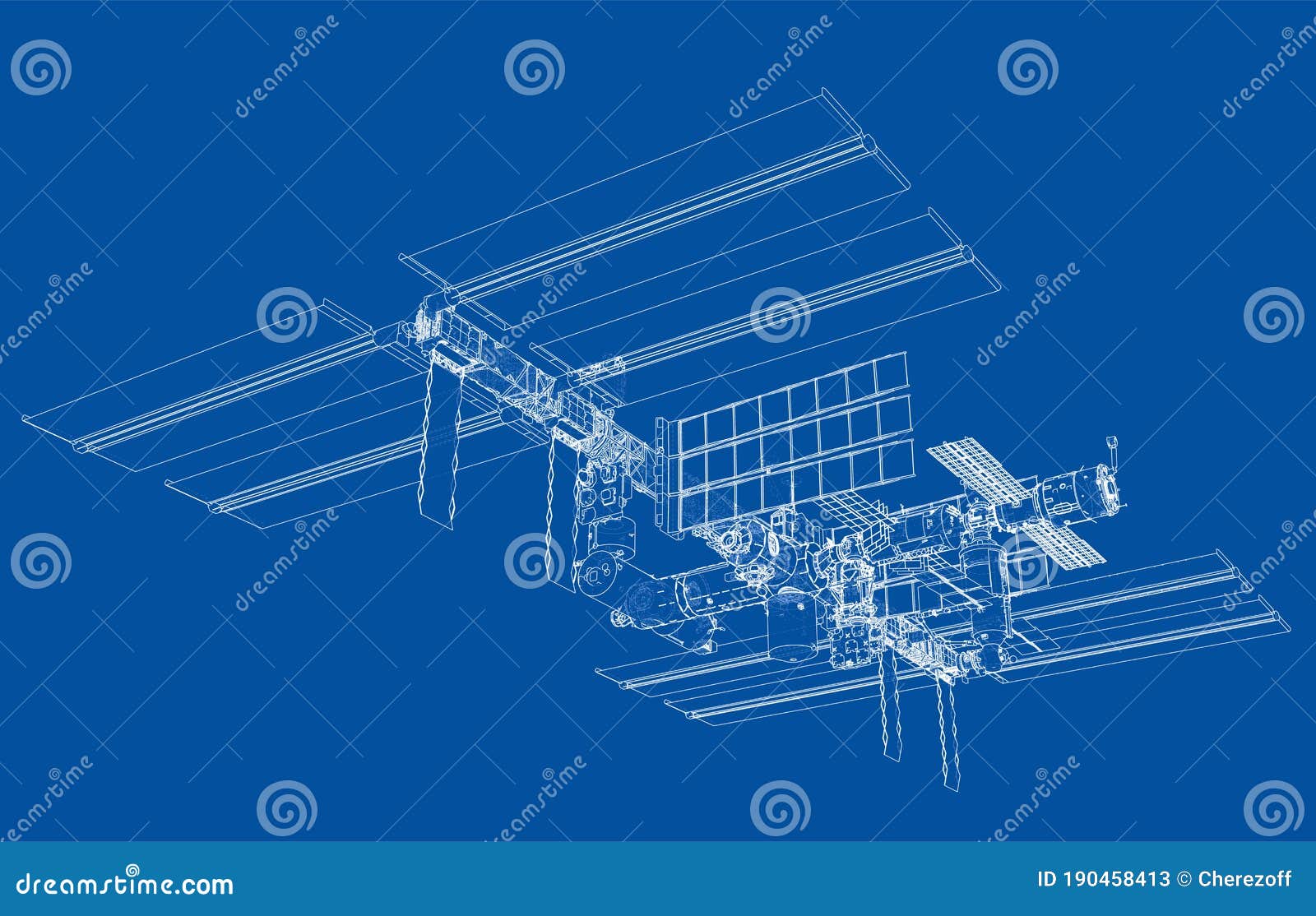 Abstract Spaceship Outline stock illustration. Illustration of pattern ...