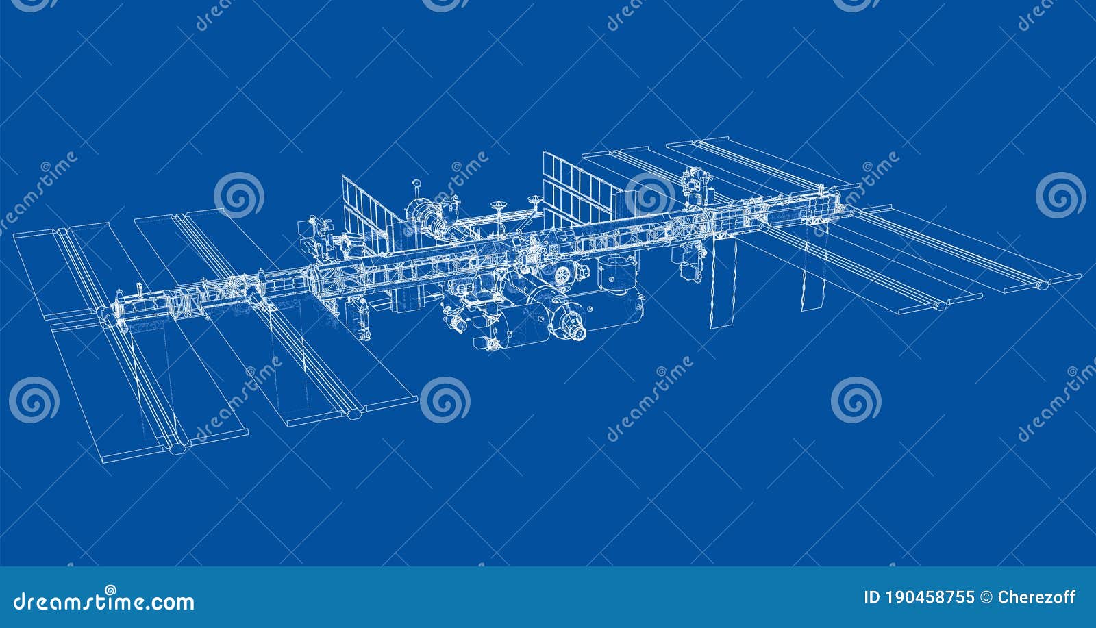 Abstract Spaceship Outline stock illustration. Illustration of ...