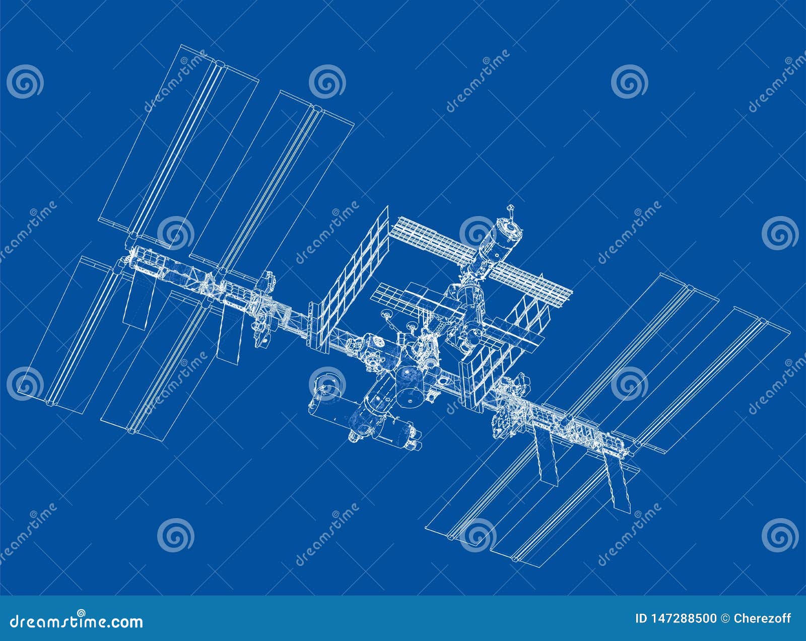 Abstract Spaceship Outline. Vector Stock Vector - Illustration of ...