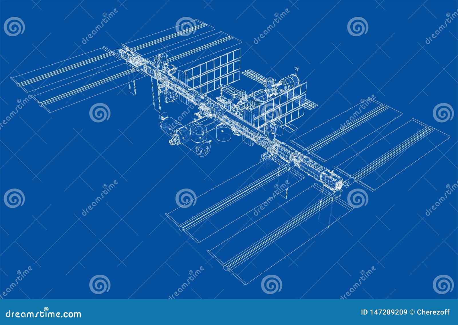 Abstract Spaceship Outline. Vector Stock Vector - Illustration of ...