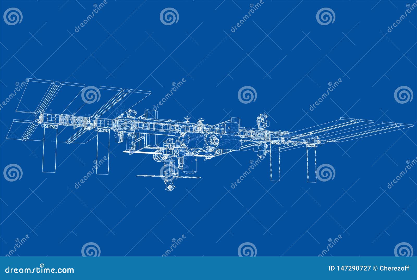Abstract Spaceship Outline. Vector Stock Vector - Illustration of ship ...