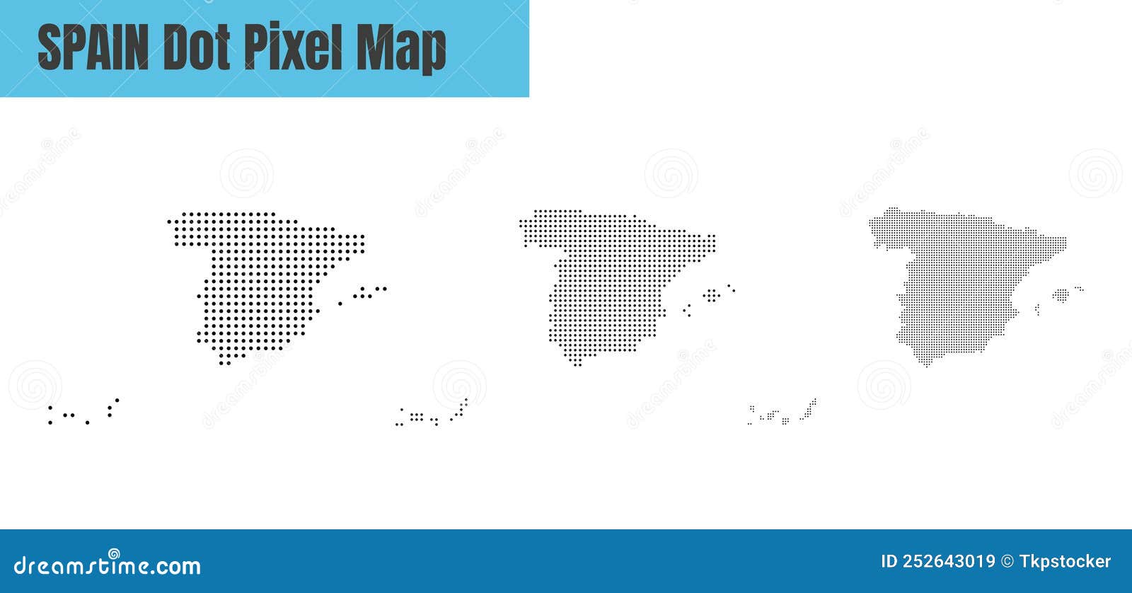 Abstract Spain Map with Dot Pixel Spot Modern Concept Design Isolated ...