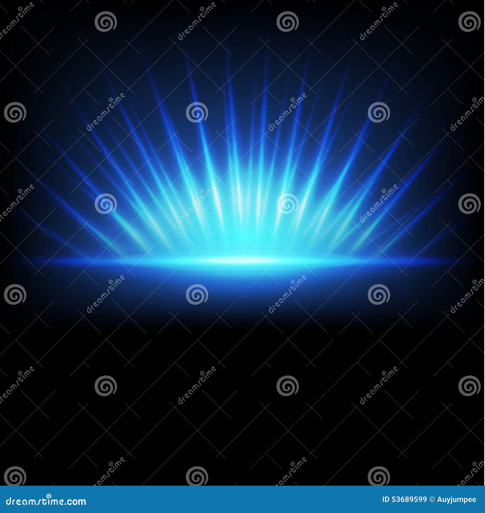 Abstract Spark Light Blue Isolate on Black Background, Vector ...