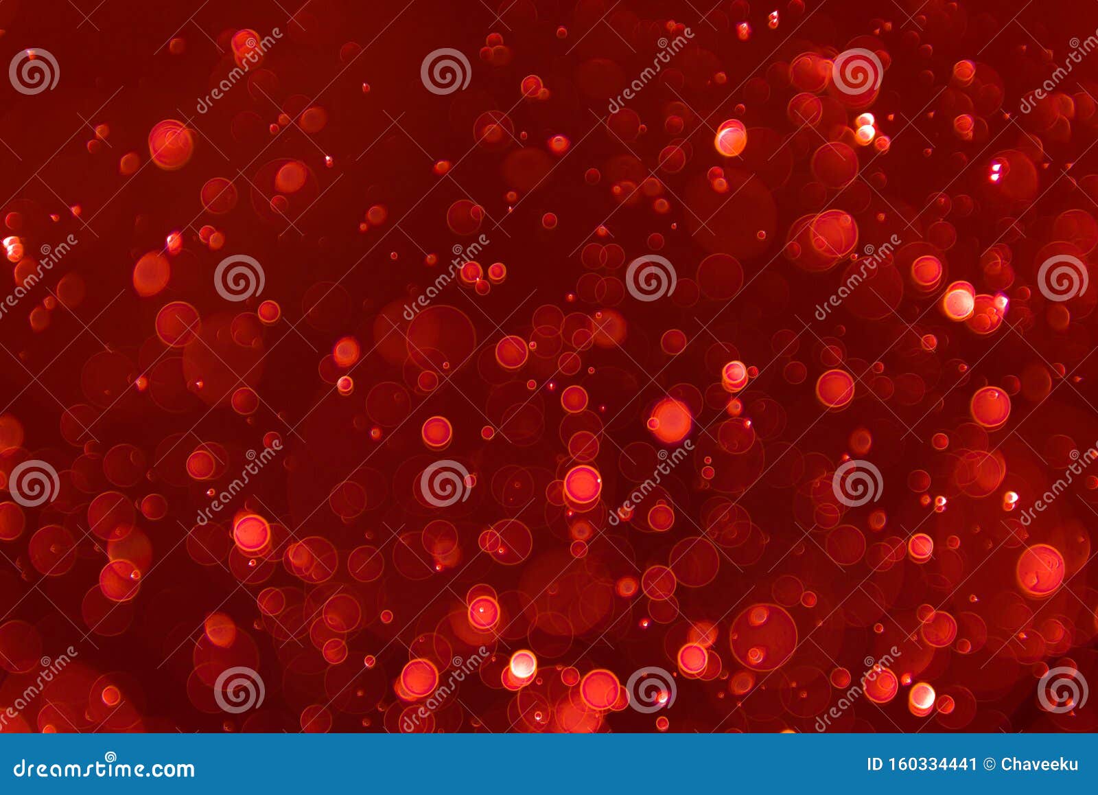 Abstract Sparkle Bokeh Light Effect With Red Background Abstract Bokeh
