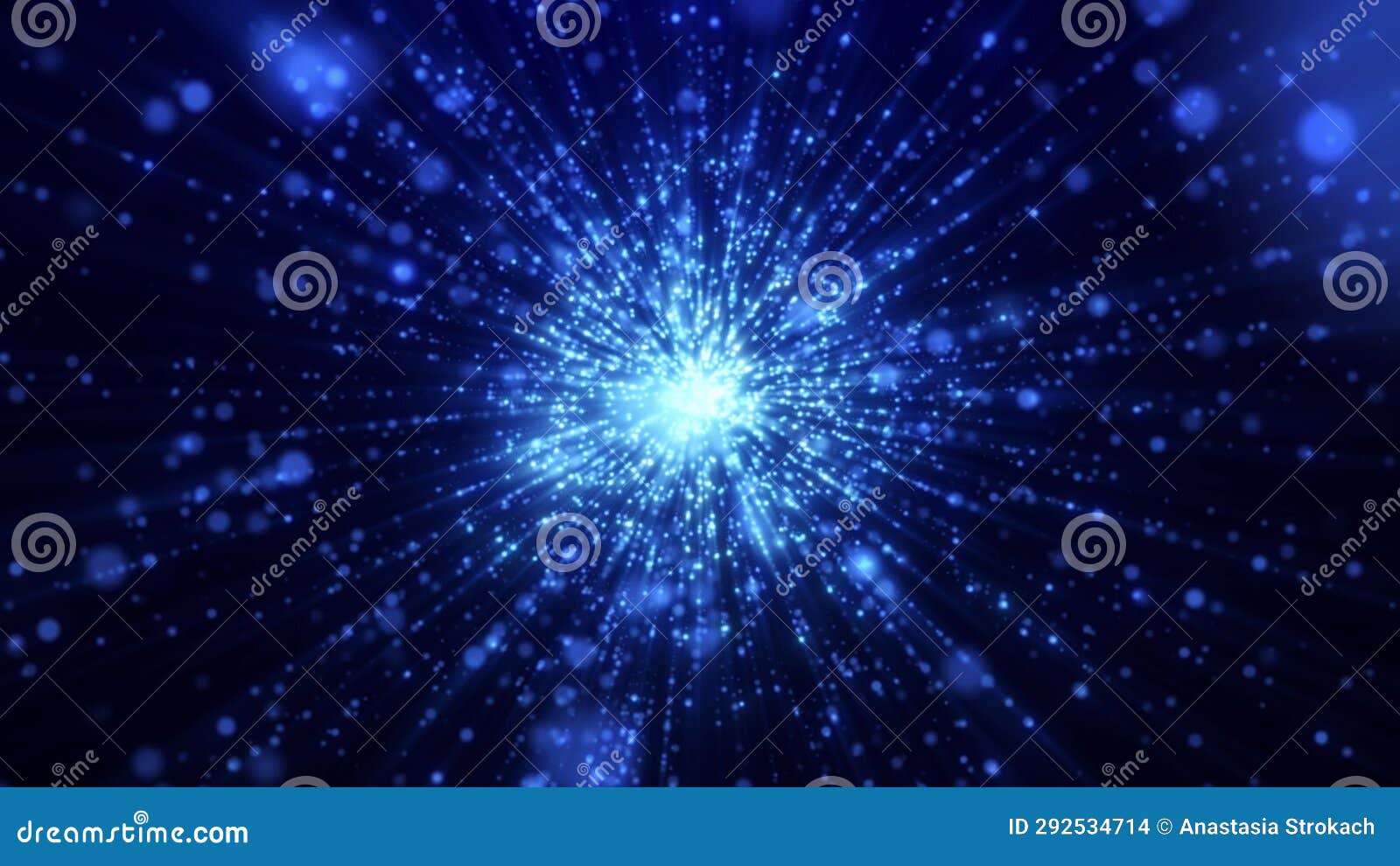 Abstract Sparkling and Glowing Particles Falling on the Camera Stock ...