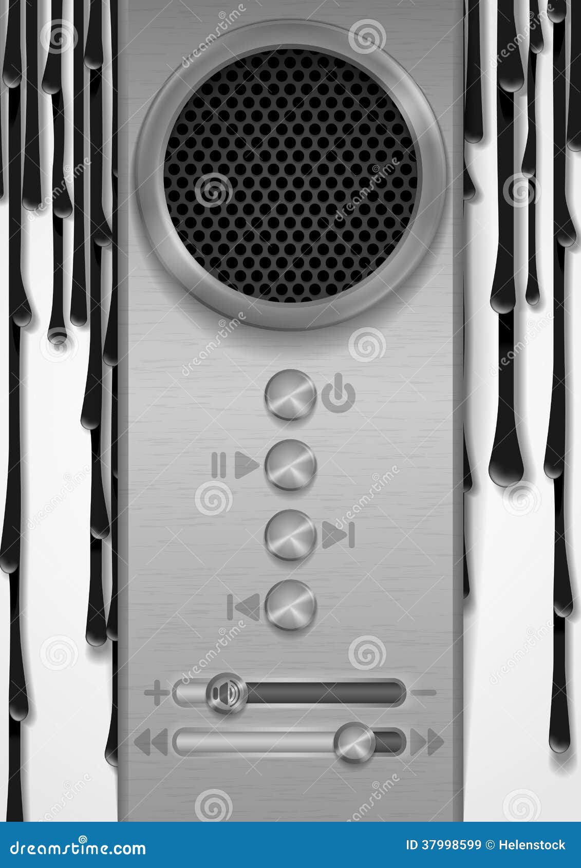 Abstract Speaker Concept Design. Stock Vector - Illustration of music ...