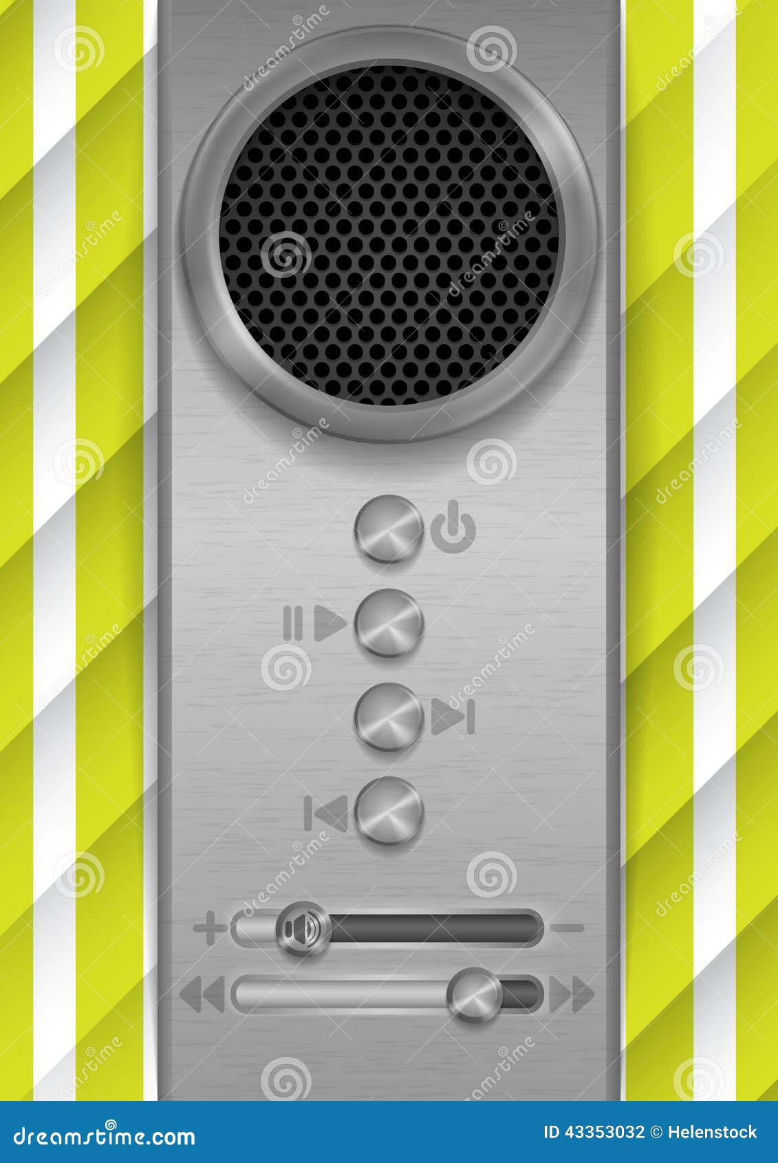 Abstract Speaker Concept Design. Stock Vector - Illustration of concept ...