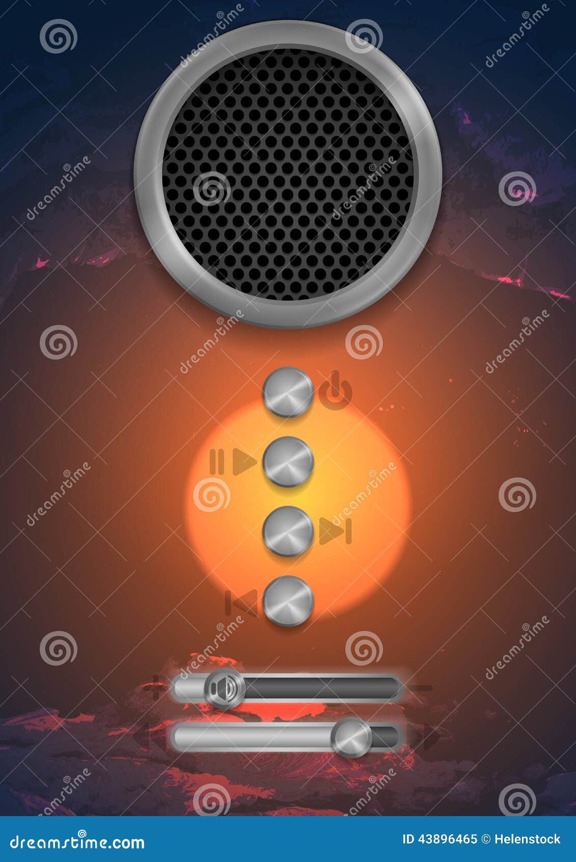 Abstract Speaker Concept Design Stock Vector - Illustration of ...