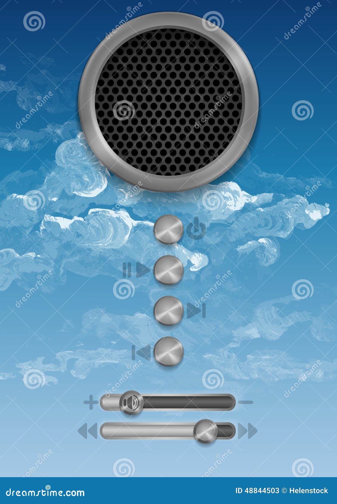 Abstract Speaker Concept Design Stock Vector - Illustration of ...