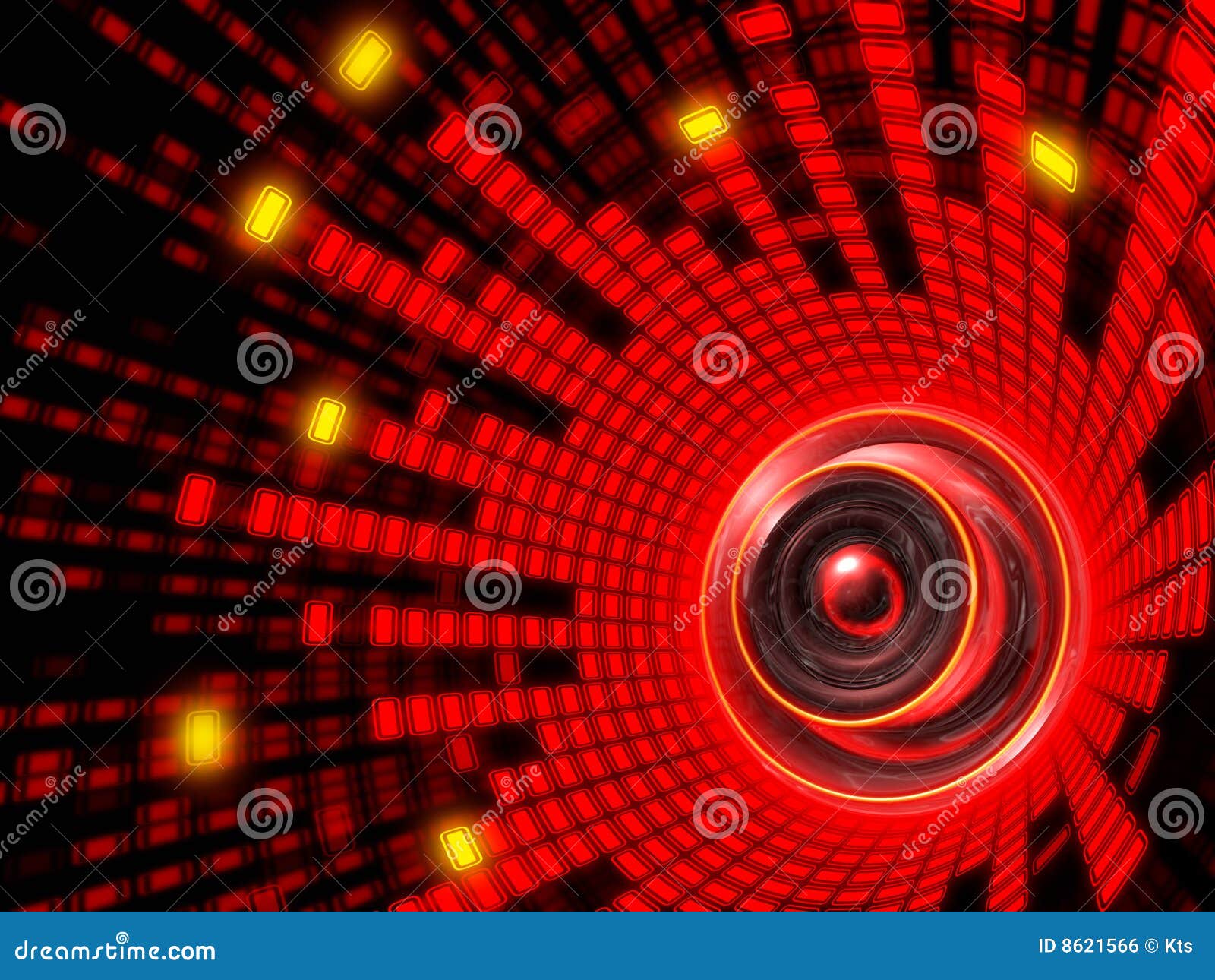 Abstract Speaker Sound stock illustration. Illustration of warm - 8621566