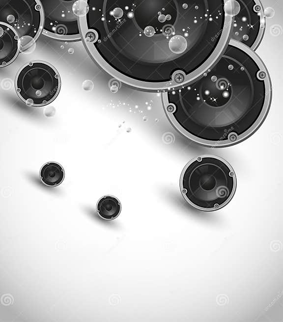 Abstract speakers design stock vector. Illustration of funky - 21176371