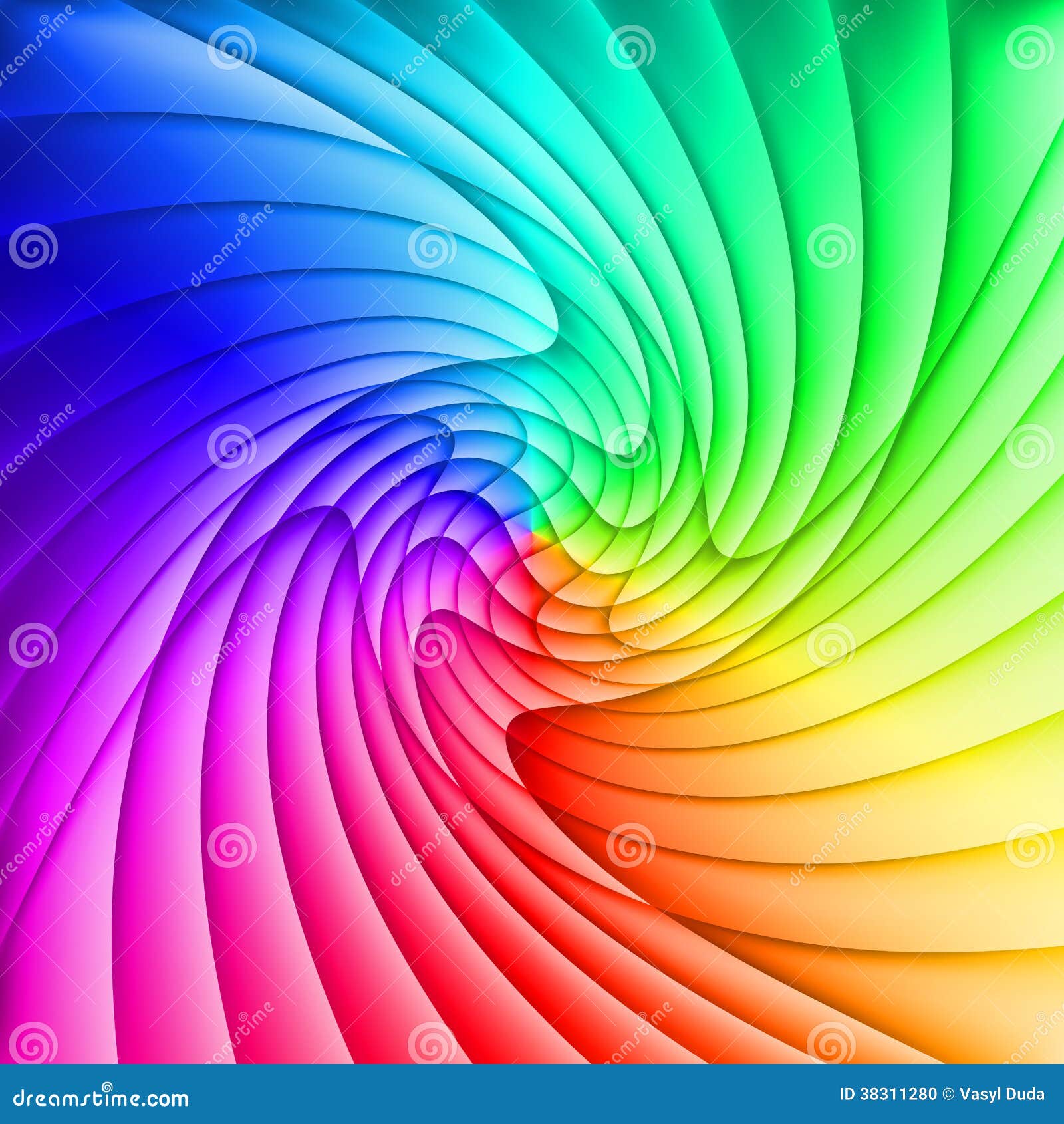 Abstract Spectrum Background Stock Vector - Illustration of deep ...