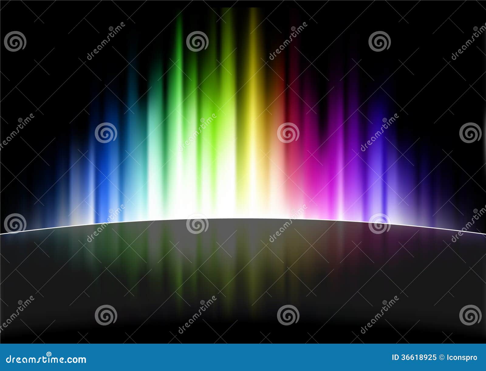 Abstract Spectrum Background Stock Illustration - Illustration of green ...
