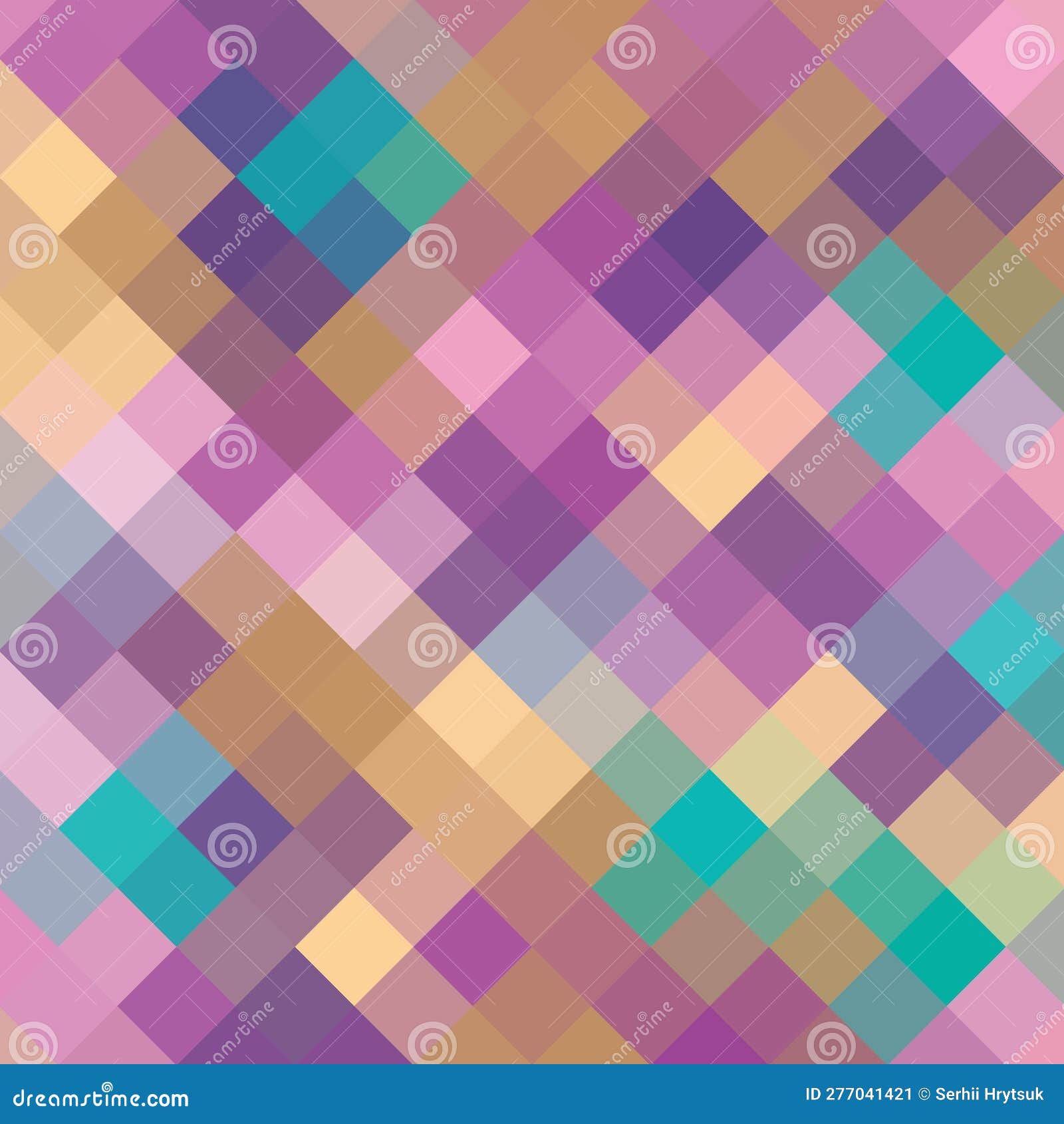 Abstract Spectrum Colorful Bottom Mosaic with White Copy Space. Eps 10 ...