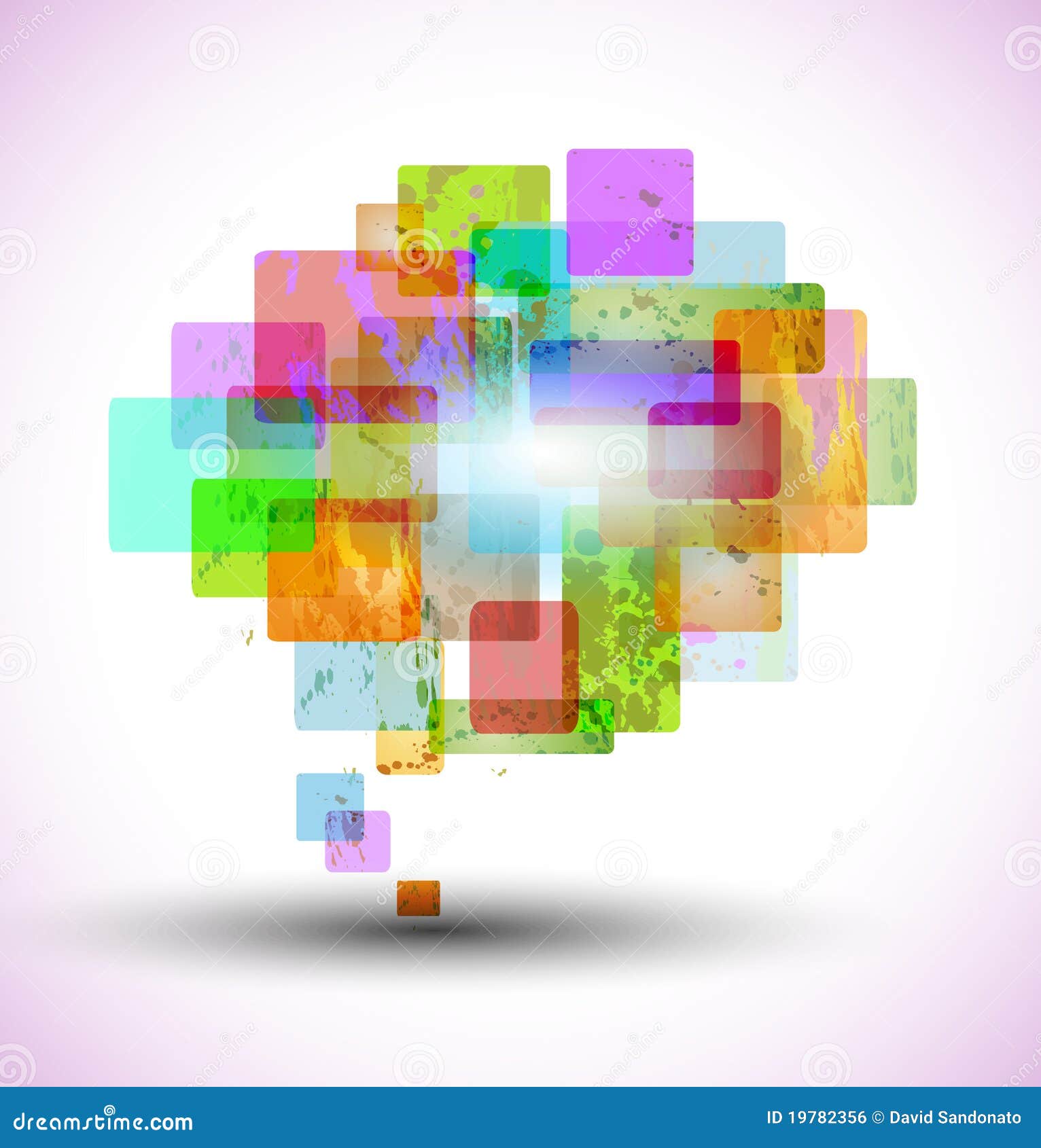 Abstract Speech Bubble stock vector. Illustration of isolated - 19782356