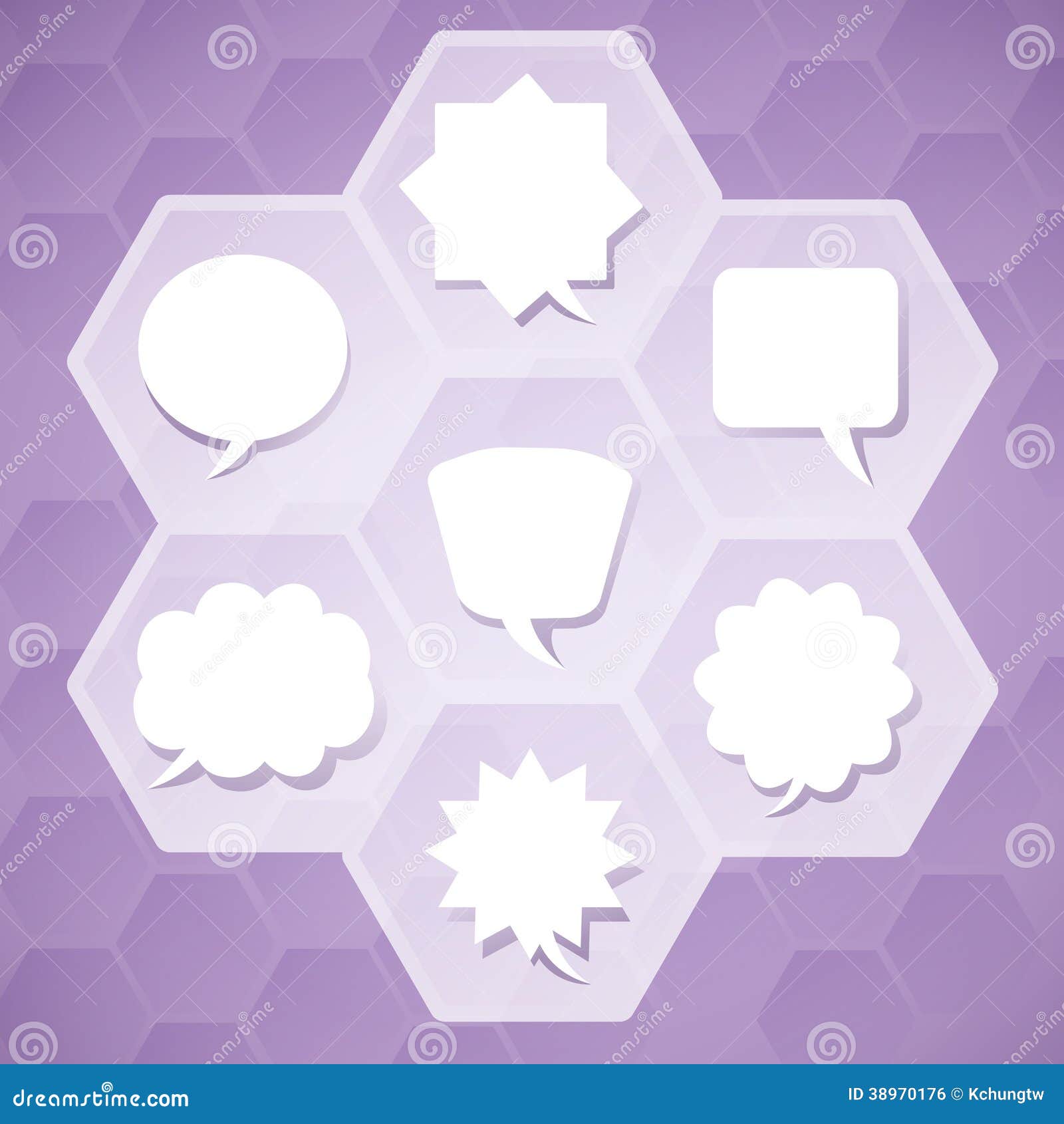 Abstract Speech Bubble Design Stock Vector - Illustration of modern ...