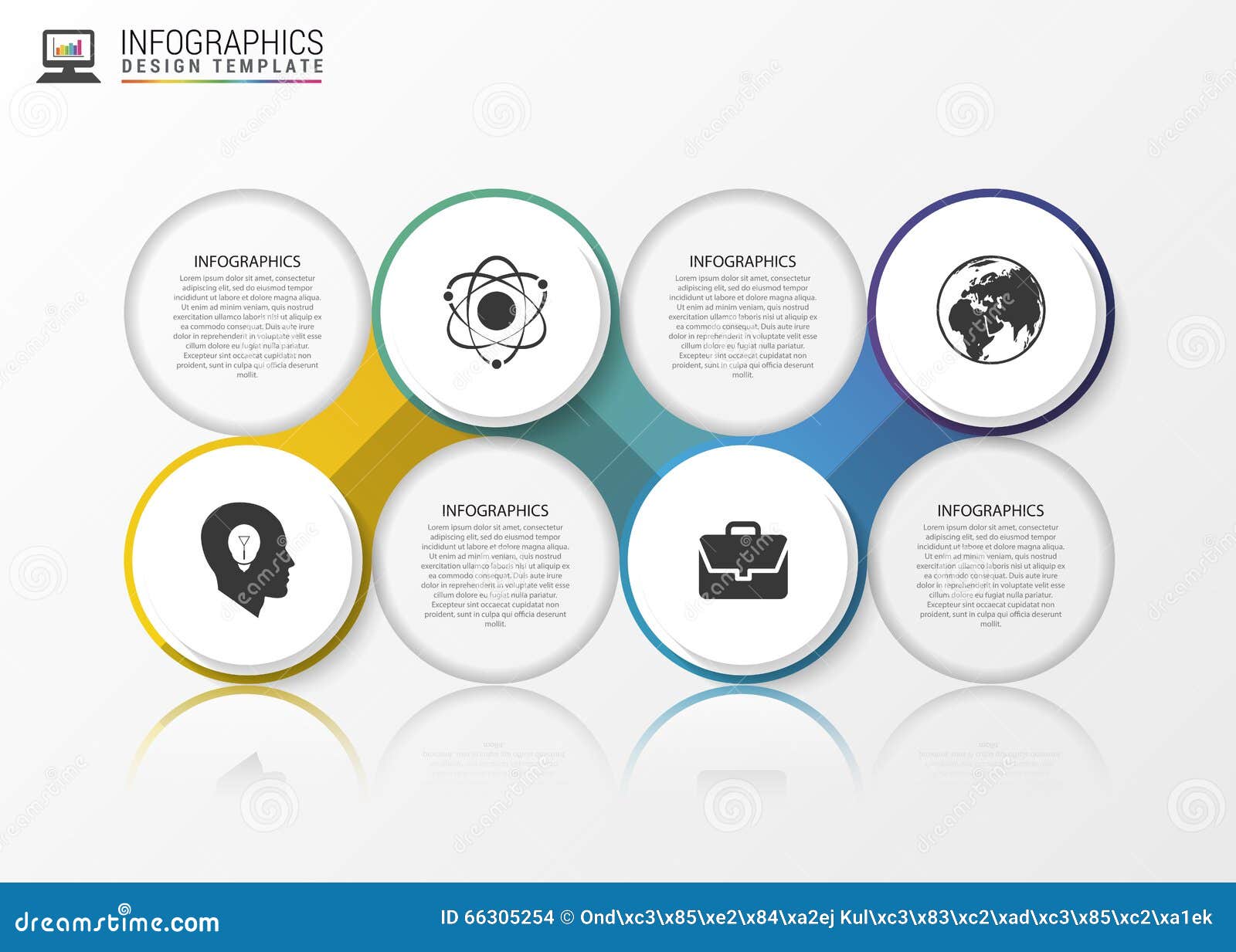 Abstract Speech Bubble Infographic. Modern Design Template Stock Vector ...