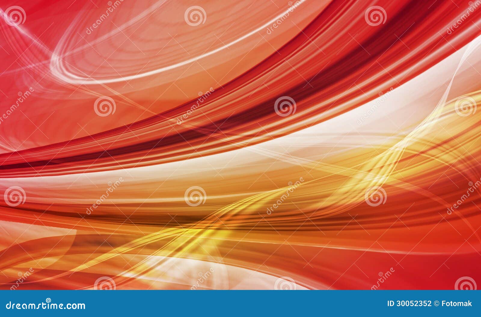 Abstract Speed Background of Red and Yellow Curved Shapes Stock ...