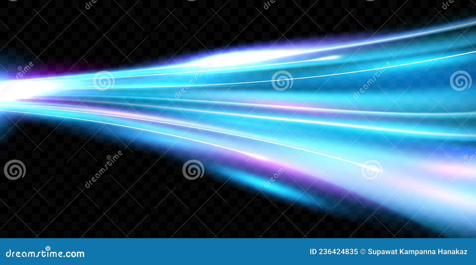 Abstract Speed Blue Line Background Poster with Dynamic. Light Effect ...