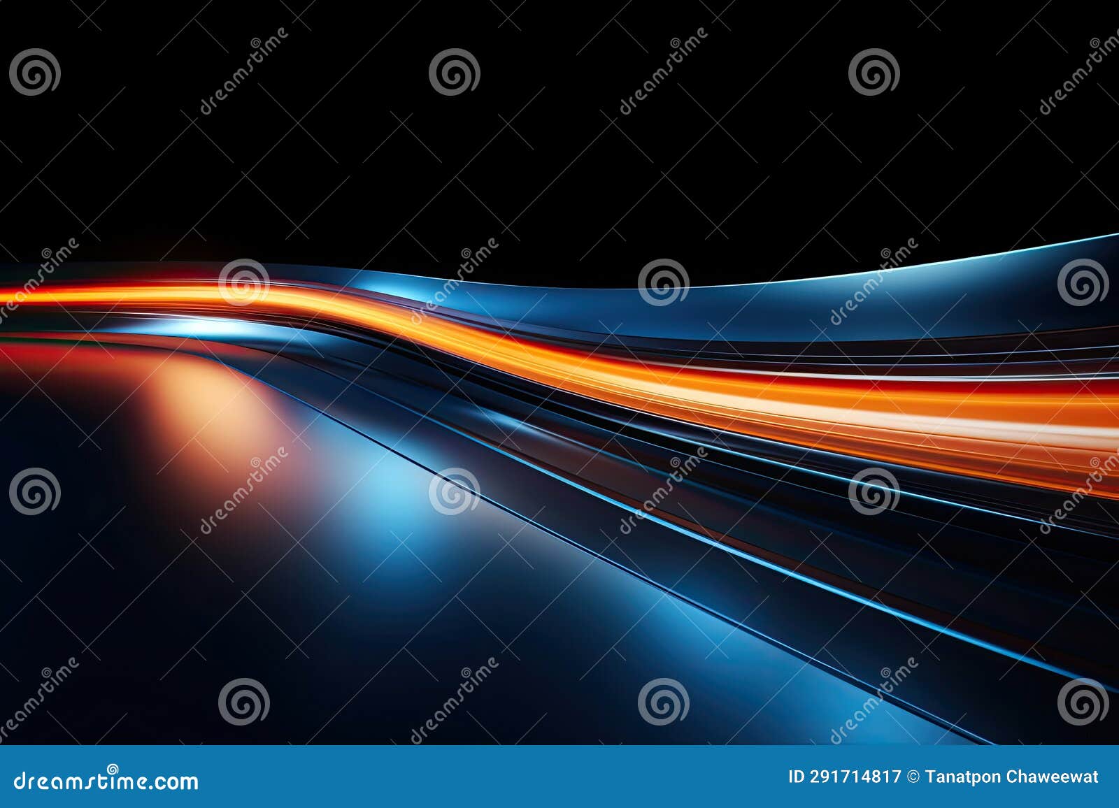 Abstract Speed Light Trails Effect Path, Fast Moving Neon Futuristic ...