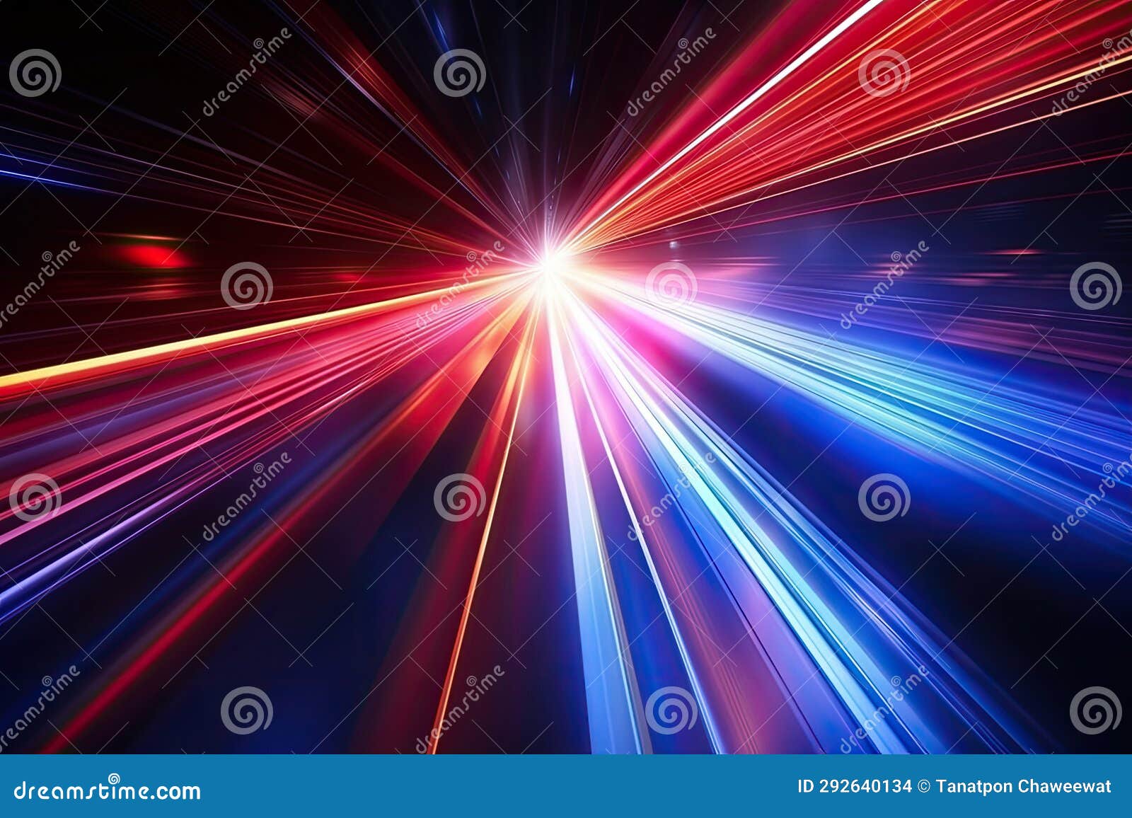 Abstract Speed Light Trails Effect Path, Fast Moving Neon Futuristic ...