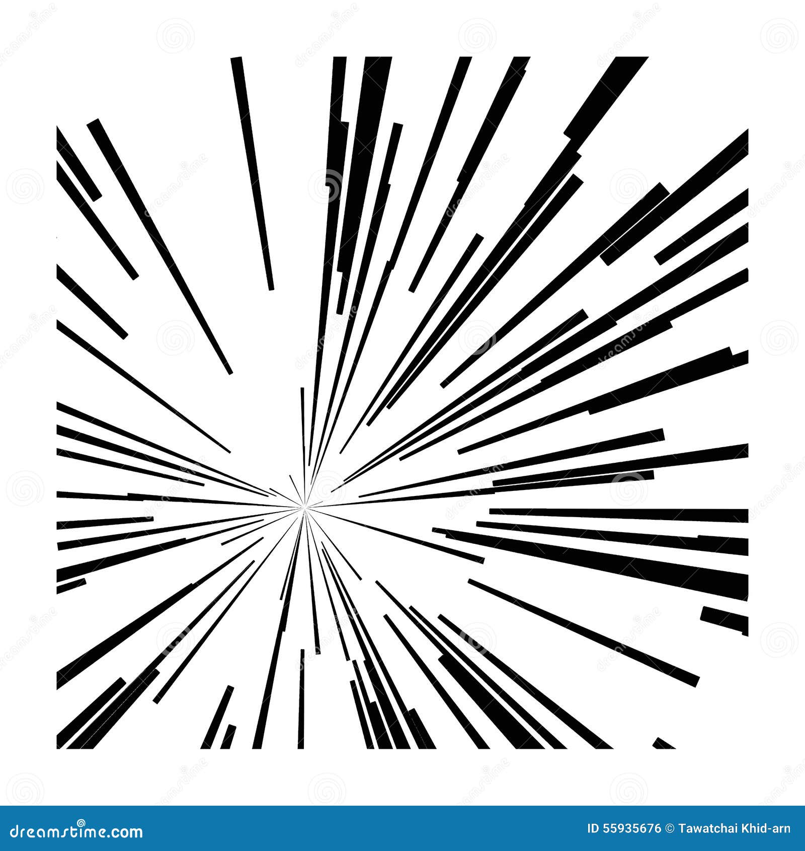Abstract Speed Motion Black Lines ,star Burst Stock Vector ...