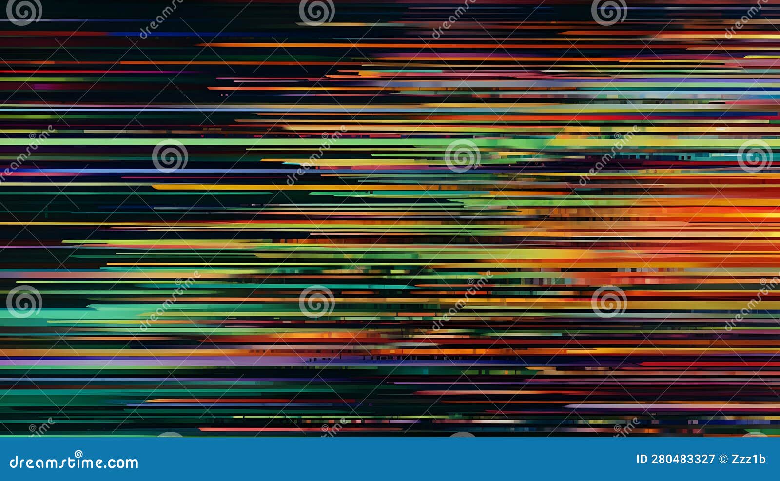 Abstract Speed Motion Blur Striped Glitchy Distorted Background and ...