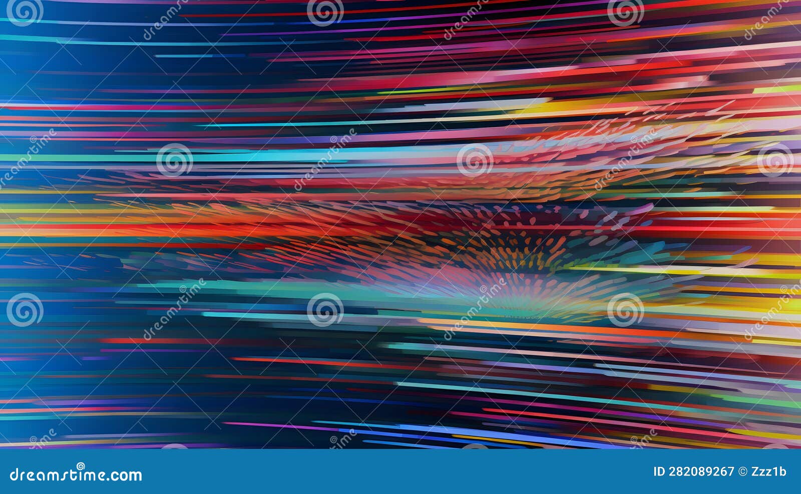 Abstract Speed Motion Blur Striped Glitchy Distorted Background and ...