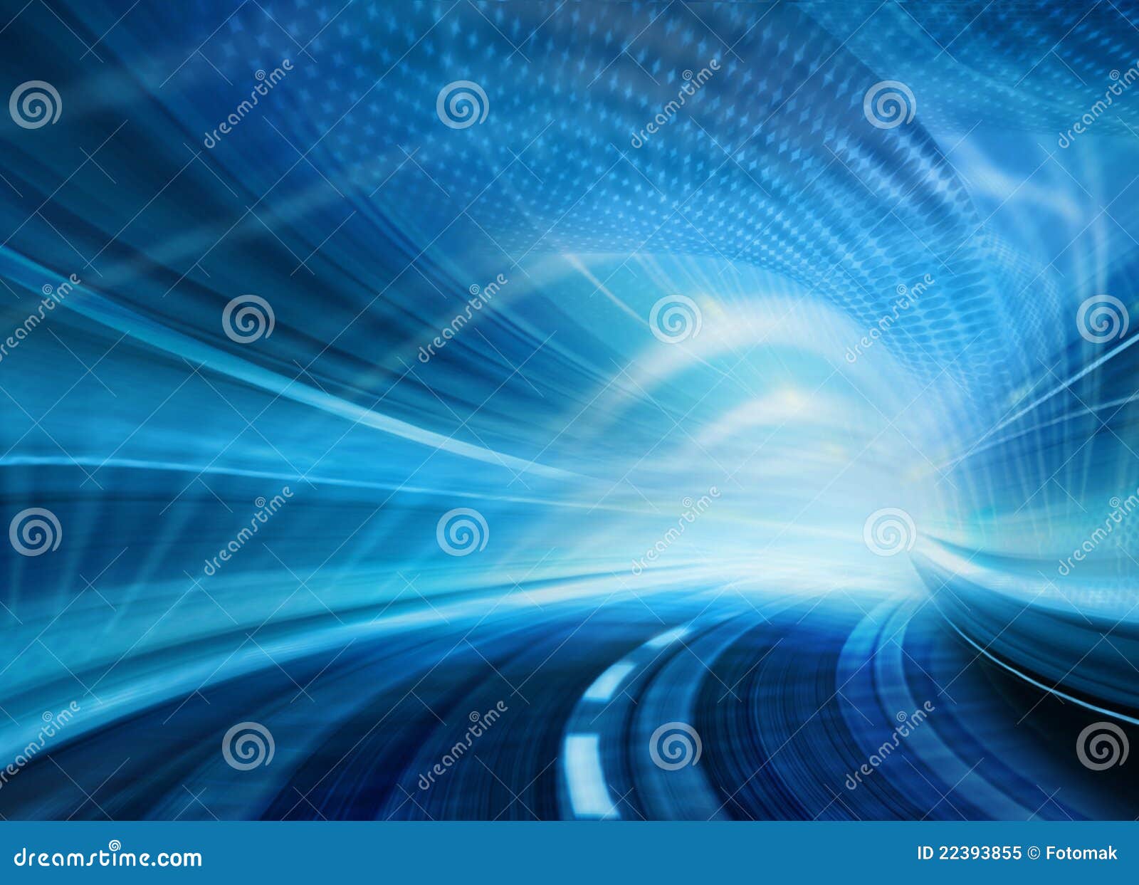 Abstract Speed Motion on a Highway Road Stock Illustration ...