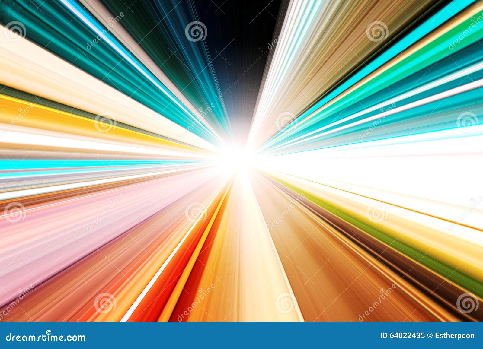 Abstract Speed Motion on a Highway Road Stock Illustration ...
