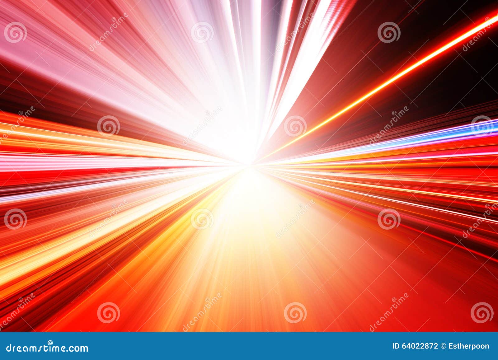 Abstract Speed Motion on a Highway Road Stock Illustration ...