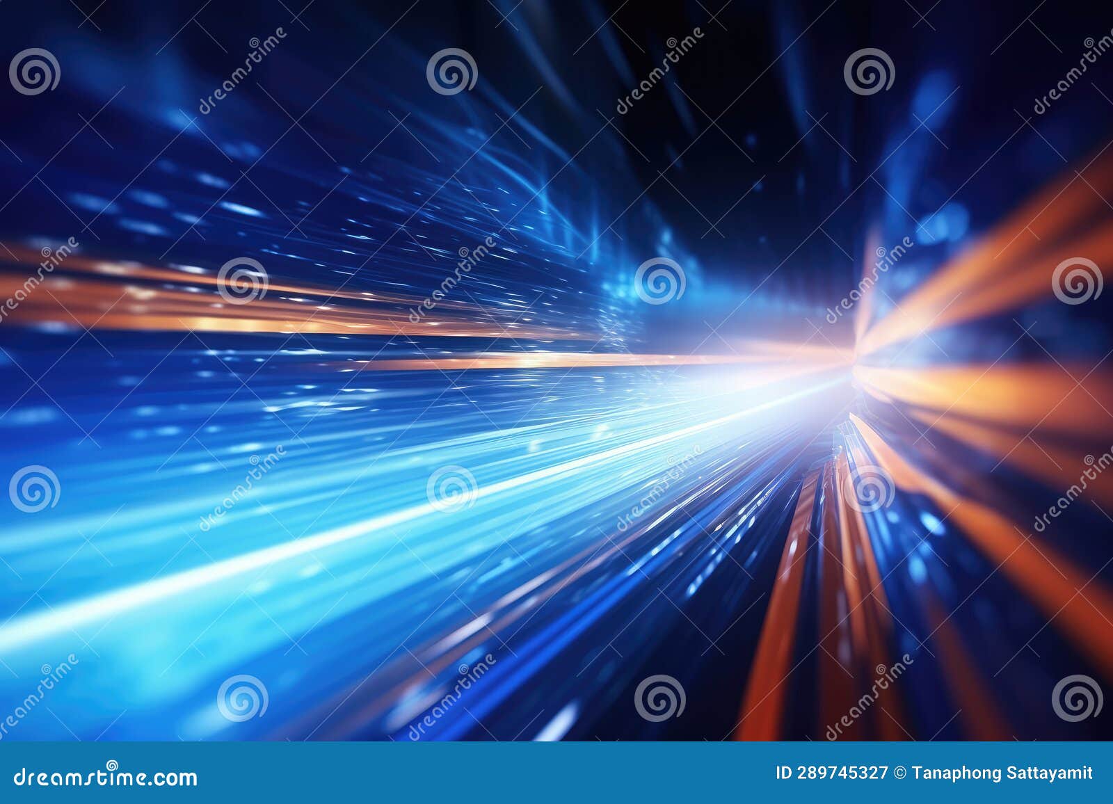 Abstract Speed Motion on the Road, Technology and Science Concept ...