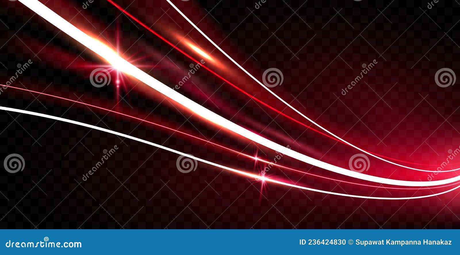 Abstract Speed Red Line Background Poster with Dynamic. Light Effect ...