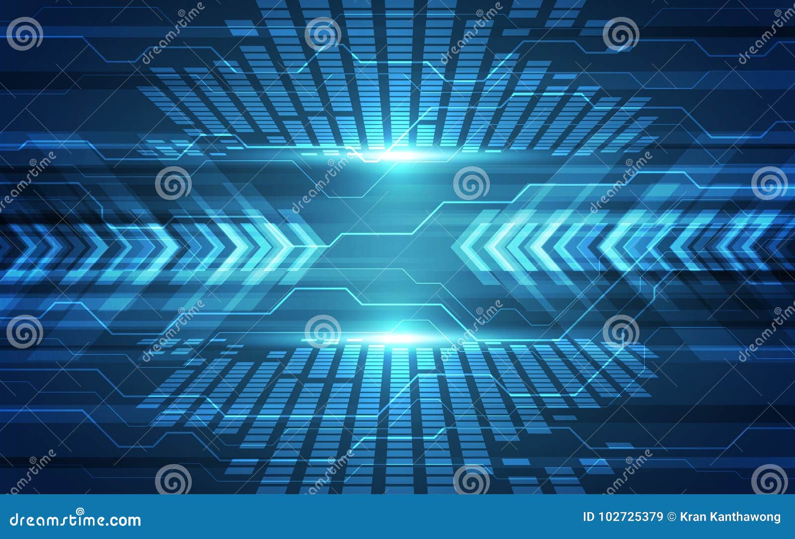 Abstract Speed Technology Concept. Vector Illustration Background Stock ...