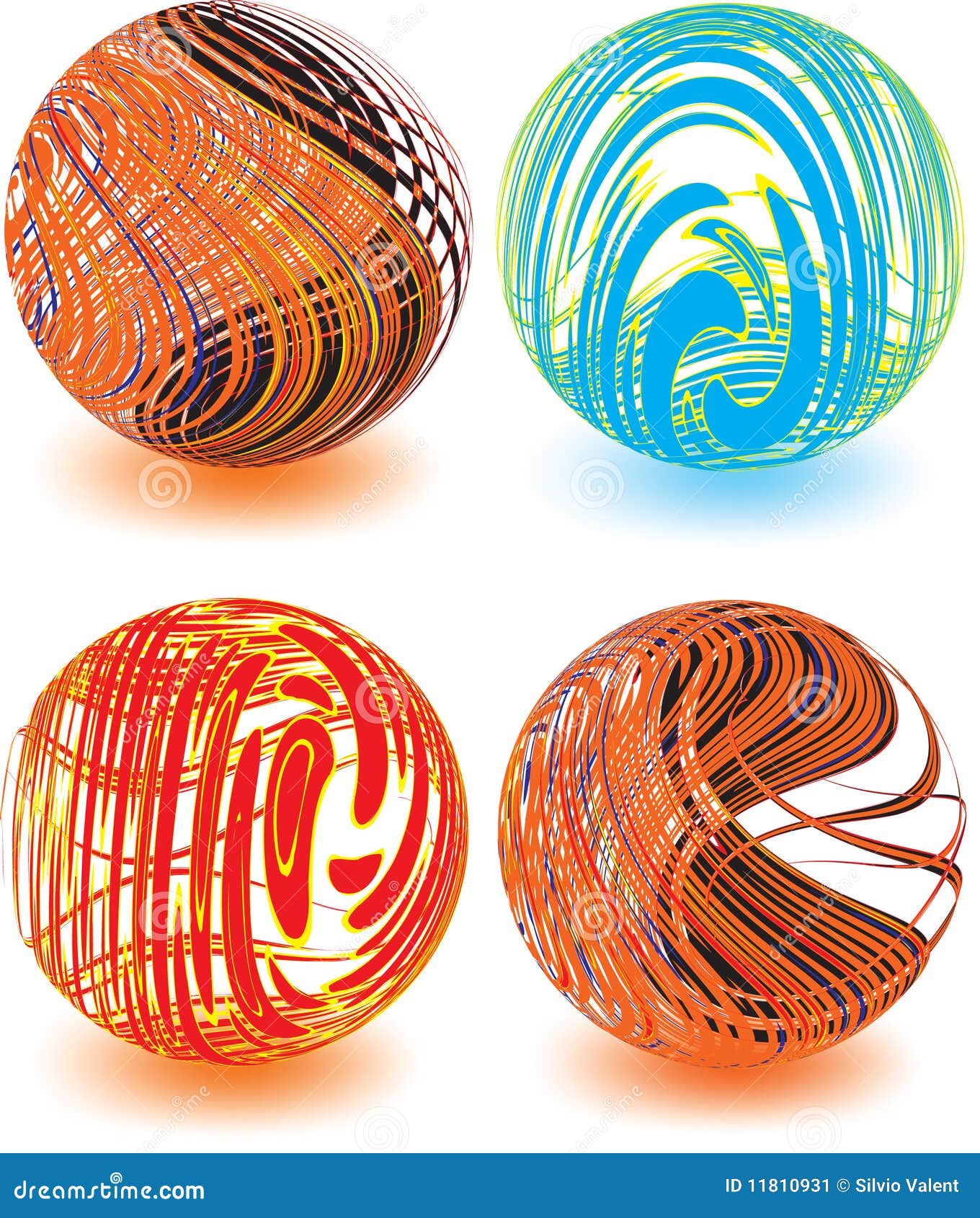 Abstract Sphere stock vector. Illustration of line, blank - 11810931