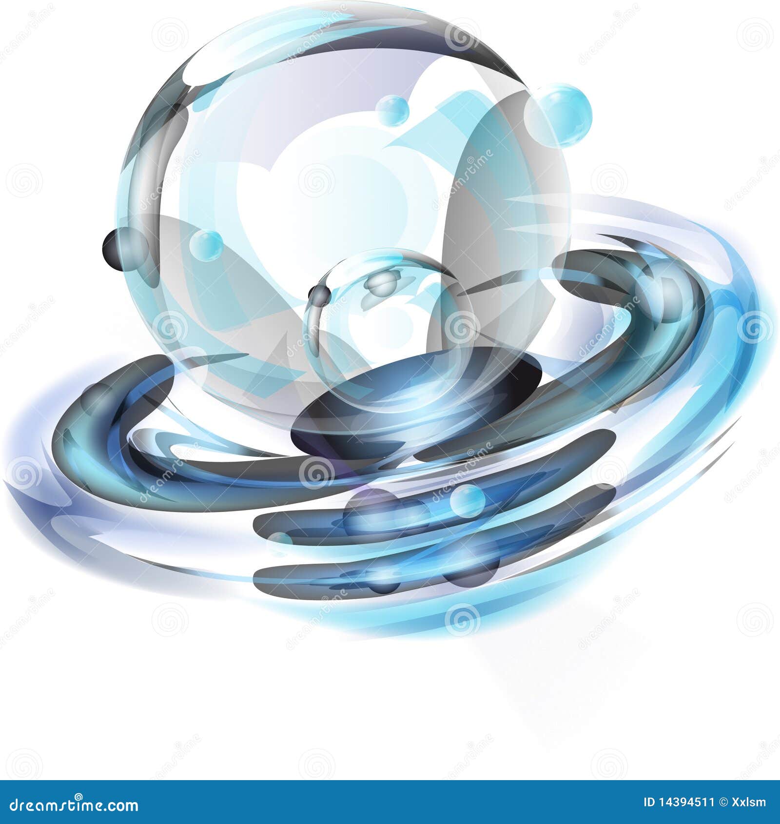 Abstract sphere stock vector. Illustration of background - 14394511