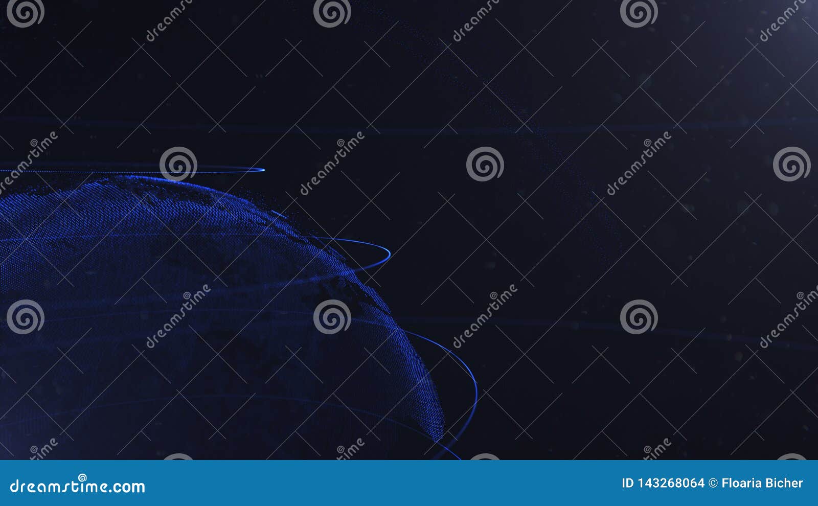 Abstract Sphere. Crop Photo. Connected Navy Blue Dots with Lines ...