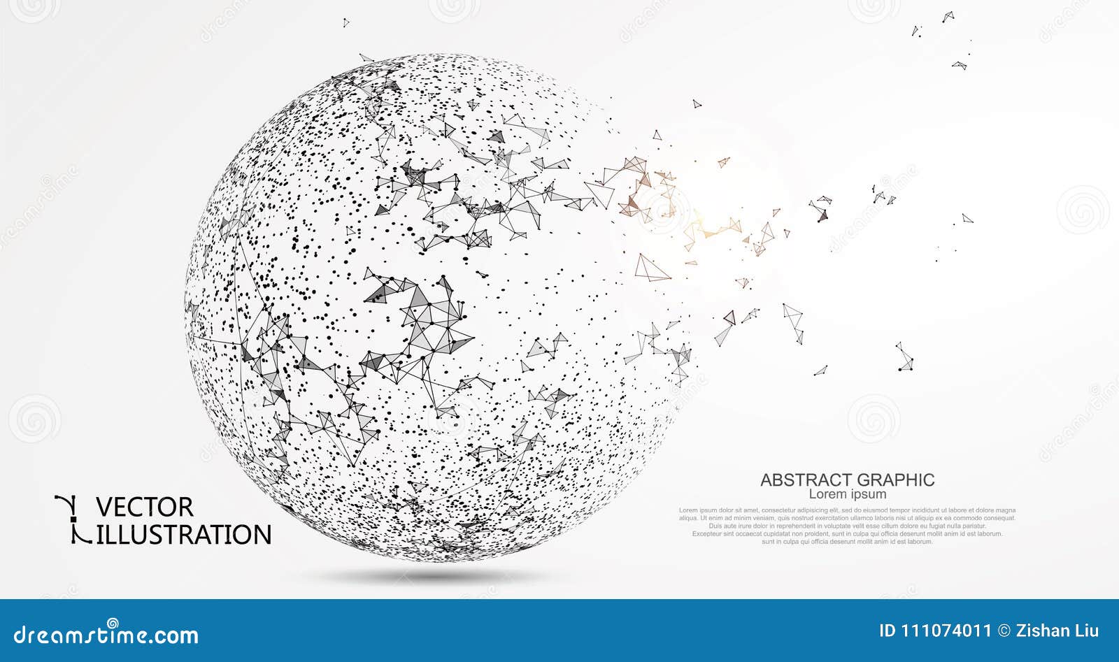 Abstract Sphere, Internet Connection. Stock Vector - Illustration of ...