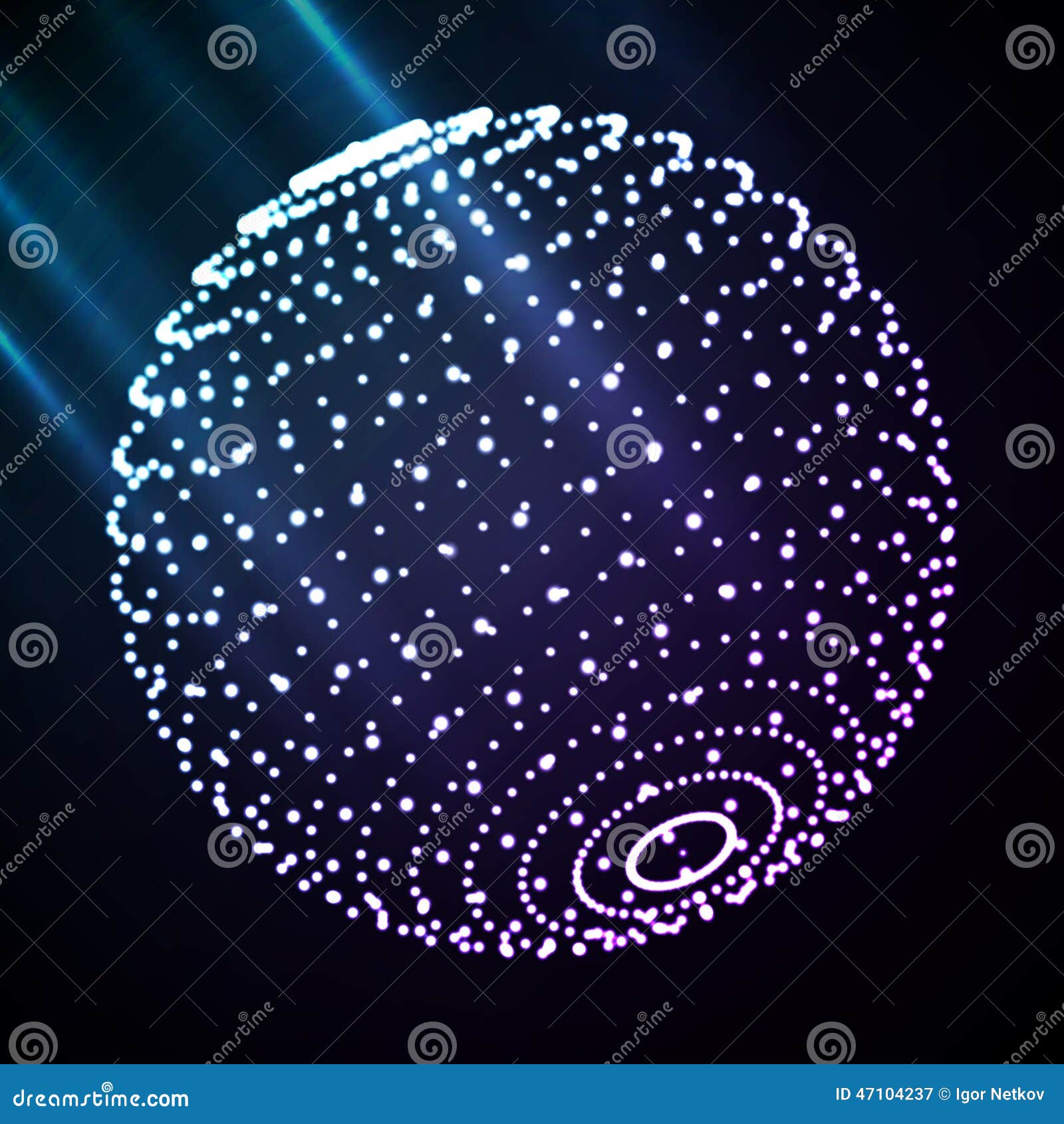 Abstract sphere light stock vector. Illustration of banner - 47104237