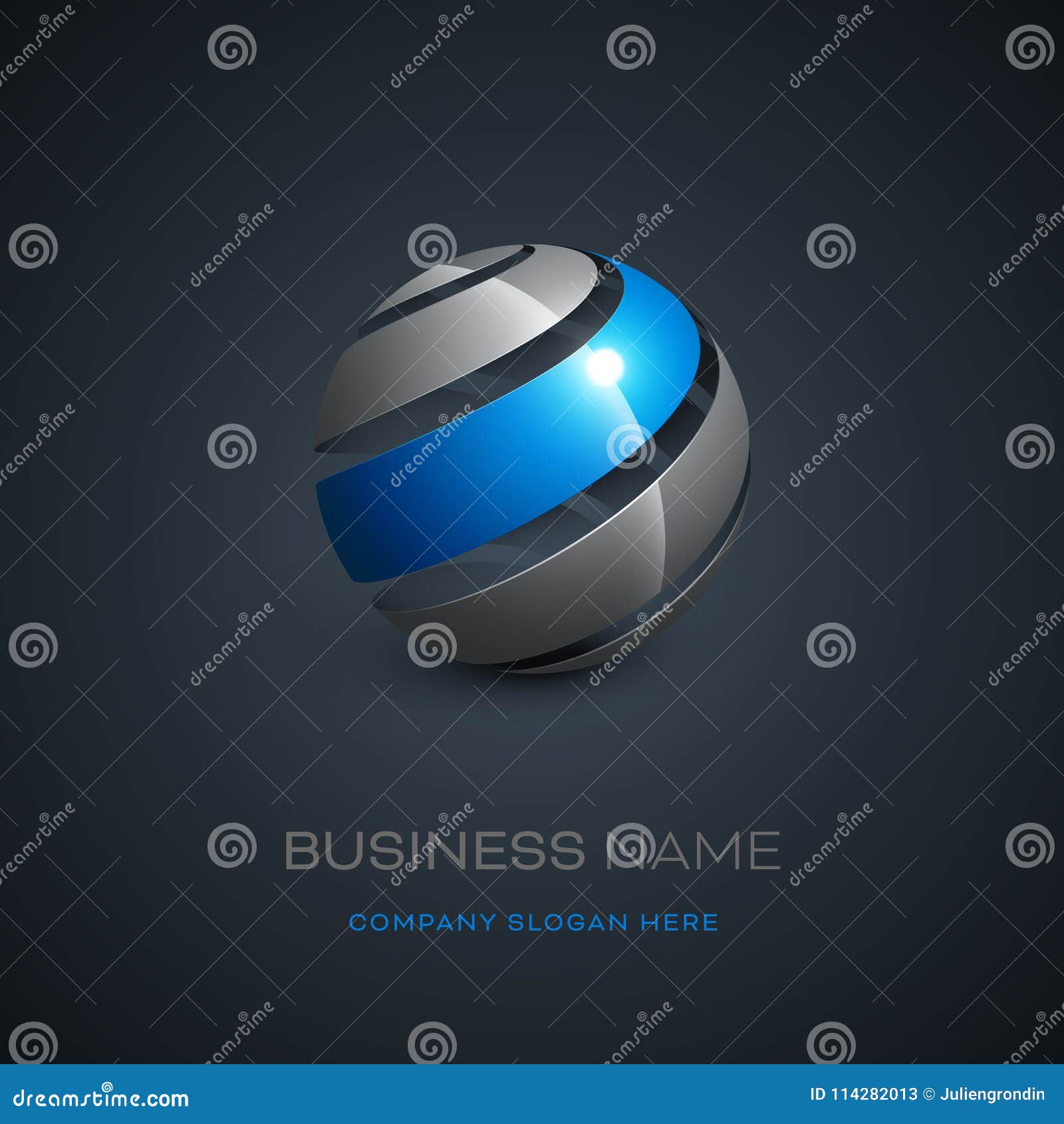 Sphere Logo Design Vector Illustration | CartoonDealer.com #67942604